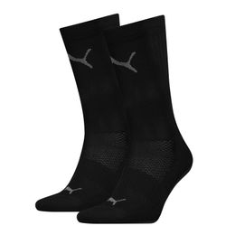 Puma Damen Laufsocken, Gr. 35schwarz, Obermaterial: 63% Polyester, 32% Polyamid, 5% Elasthan, Socken