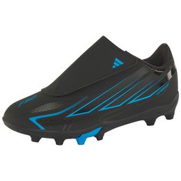 M&auml;dchen Fu&szlig;ballschuh "F50 HYPERFAST CLUB KIDS, KLETTVERSCHLUSS, FESTE B&Ouml;DEN/MULTI GROUND", adidas Performance, Gr. 28, schwarz, Synthetik, Schuhe,