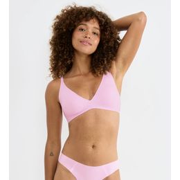 Sloggi Damen B&uuml;gelloser BH "ZERO Feel 2.0", Gr. L, rosa, Single Jersey, Obermaterial: 76% Polyamid, 24% Elasthan, BHs, mit herausnehmbaren,