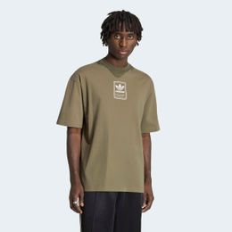 Herren T-Shirt "ELEVATED GFX", gr&uuml;n, Gr. XL, adidas originals, Obermaterial: 100% Baumwolle, Shirts, mit regul&auml;rem Schnitt, ohne Verschluss, aus