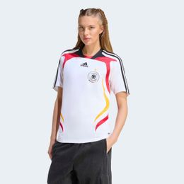 Damen Fu&szlig;balltrikot "DFB H JSY 07"wei&szlig;, Gr. M, adidas Performance, Obermaterial: 100% Polyester, Trikots, mit Rundhalsausschnitt, aus Polyester, mit