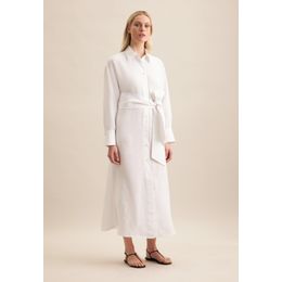 Seidensticker Damen Sommerkleid "Schwarze Rose", wei&szlig;, Gr. 42, unifarben, 100% Leinen, Kleider, 1/1 Uni