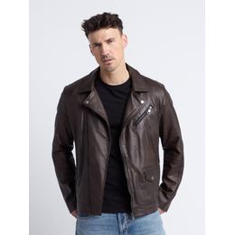 JCC Herren Lederjacke "31025217", braun, Gr. 58, Obermaterial: 100% Lammleder. Futter:100% Baumwolle. &Auml;rmelfutter: 100% Polyester., Jacken