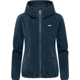 Ragwear Damen Bomberjacke "Dizzie Cordy YOUMODO", blau, Gr. XS, Obermaterial: 98% Baumwolle, 2% Elasthan. Innenfutter: 100% Polyester, Jacken,
