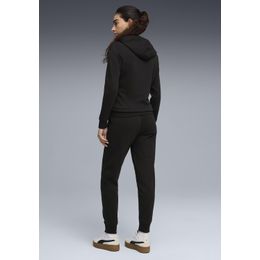 Puma Damen Trainingsanzug "HOODED SWEAT SUIT TR CL", schwarz, Gr. XS, unifarben, Sweatware, Obermaterial: 68% Baumwolle, 32% Polyester, Sportanz&uuml;ge,