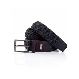 MONTI Herren Flechtg&uuml;rtel "HAVANNA", blau, Gr. 125, unifarben, Materialmix, G&uuml;rtel, Flechtg&uuml;rtel