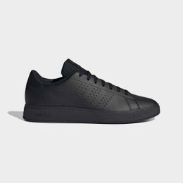 Herren Sneaker "ADVANTAGE BASE 2.0", adidas Sportswear, Gr. 47, schwarz, Synthetik, Textil, Schuhe, inspiriert vom Design des adidas stan smith