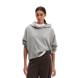Marc O'Polo MARC O'POLO Damen Sweatshirt "mit recycelter Baumwolle", grau, Gr. XXS, unifarben, Obermaterial: 100% Baumwolle, Sweatshirts