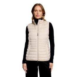 Betty Barclay Damen Strickweste "Damen mit Stehkragen"beige, Gr. 38, Obermaterial: 100% Polyester. F&uuml;llung: 100% Polyester, Westen