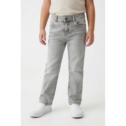 KIDS Only M&auml;dchen High-waist-Jeans "KOGJUICY HW WIDE LEG REA707 DNM NOOS", blau, Gr. 140, unifarben, Denim/Jeans, Obermaterial: 99% Baumwolle, 1%
