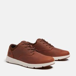 Timberland Herren Sneaker "PARKER STREET - LOW LACE UP SNEAKER", Gr. 41, braun, Leder, Schuhe, aus Premium Timberland Leder