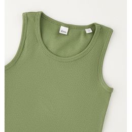 IDO M&auml;dchen T-Shirt "GIRL SUMMER T-SHIRT", gr&uuml;n, Gr. 140, 95% Baumwolle, 5% Elasthan, Shirts
