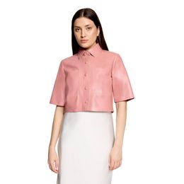 Vera Mont Damen Lederjacke "Damen kurzarm", rosa, Gr. 38, Obermaterial: 100% Polyurethan, 100% Polyester. Futter: 95% Polyester, 5% Elasthan, Jacken