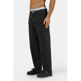 Pegador Herren Loose-fit-Jeans "Baltra Baggy Jeans", schwarz, Gr. 34, unifarben, Denim/Jeans, Obermaterial: 100% Baumwolle, Jeans, Baumwolle, loose