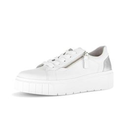 Gabor Damen Sneaker "Sneaker low", Gr. 40, wei&szlig;, Schuhe