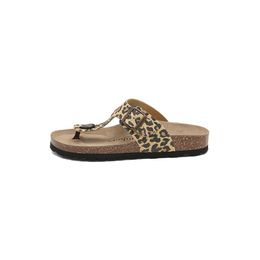 BABUNKERS Family Zehentrenner in Beige - 45% | Gr&ouml;&szlig;e 42 | Damen-sandalen