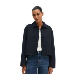 Marc O'Polo MARC O'POLO Damen Outdoorjacke "aus hochwertigem Doubleface"deep night blau, Gr. 32, unifarben, Obermaterial: 50% Wolle, 47% Polyester, 3% Sonstige