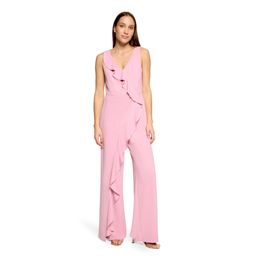 Vera Mont Damen Overall "Damen mit Volant", rosa, Gr. 36, Cr&ecirc;pe, Obermaterial: 95% Polyester, 5% Elasthan. Futter: 100% Polyester, Overalls