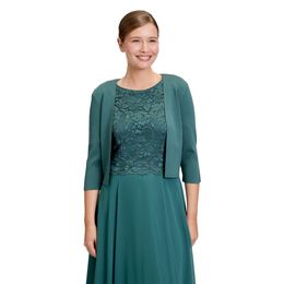 Vera Mont Damen Strickjacke "Damen langarm", gr&uuml;n, Gr. XL, Strick, Obermaterial: 62% Viskose, 34% Polyamid, 4% Elasthan, Strickjacken, &Auml;rmelschlitz