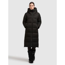 Khujo Damen Steppmantel "LIMA", schwarz, Gr. XS, unifarben, Twill, 100% Polyester, M&auml;ntel