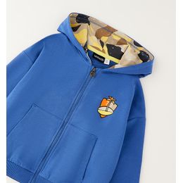 sarabanda Jungen Sweatshirt "BABY BOY SWEATER", blau, Gr. 92, 100% Baumwolle, Sweatshirts