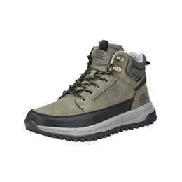 Damen Schn&uuml;rstiefelette "Dockers by Gerli Stiefelette Lederimitat", Dockers by Gerli, Gr. 45olive, Lederimitat, Schuhe