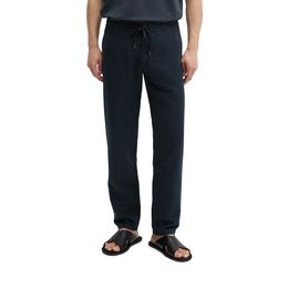 Marc O'Polo MARC O'POLO Herren Chinohose "aus Lyocell-Leinen-Mix", blau, Gr. 32, unifarben, Obermaterial: 47% Lyocell, 37% Leinen, 16% Baumwolle, Hosen