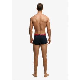 Superdry Herren Boxershorts "TRUNK TRIPLE PACK", Gr. Seclipse navy, neon, Jersey, Obermaterial: 95% Baumwolle, 5% Elasthan, unifarben, Unterhosen,