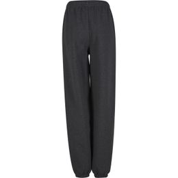 Urban Classics Damen Jogginghose "Urban Classics Ladies Fluffy Sweatpants"charcoal, Gr. S, unifarben, 70% Baumwolle, 30% Polyester, Hosen