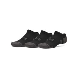 Under Armour Damen Sneakersocken "NEW UA PERF TECH 3PK NS", Gr. XL, schwarz, Obermaterial: 98% Polyester, 2% Elasthan, Socken, 3er-Pack,
