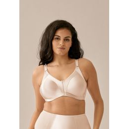 Naturana Damen Minimizer-BH "Solutions", Gr. 75, beige, Obermaterial: 93% Polyamid, 7% Elasthan, leicht gl&auml;nzend, unifarben, BHs, Shaping-Effekt,