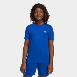 M&auml;dchen T-Shirt "TEE", blau, Gr. 152, adidas originals, Obermaterial: 100% Baumwolle, Shirts, f&uuml;r Kinder und Teens, mit gerippten Details, mit