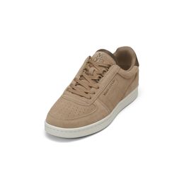 Marc O'Polo MARC O'POLO Herren Sneaker "aus weichem Veloursleder", Gr. 41, beige, Obermaterial: 100% Leder, unifarben, Schuhe