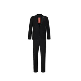 Benvenuto. Herren Anzug "Benvenuto. Anzug", schwarz, Gr. 110, uni, Obermaterial: 53% Polyester PES. 43% Wolle WO. 4% Elasthan EL., Anz&uuml;ge, mit