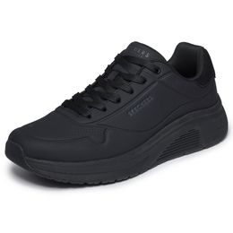 Skechers Herren Sneaker "UNO LITE 2", Gr. 40, schwarz, Lederimitat, unifarben, Schuhe, Schn&uuml;rschuh, Freizeitsneaker, Halbschuh mit Memory Foam