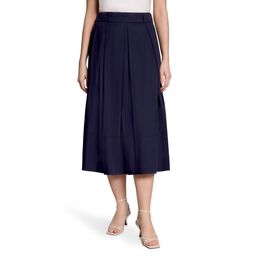 Vera Mont Damen Maxirock "Damen mit Gummizug", blau, Gr. 40, Obermaterial: 82% Baumwolle, 15% Polyamid, 3% Elasthan, R&ouml;cke
