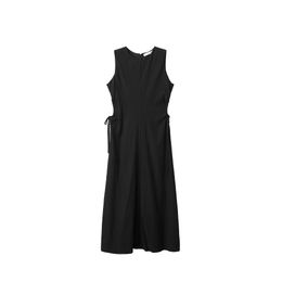 MANGO Kleid Damen Gr&ouml;&szlig;e 34 schwarz Sommerkleid