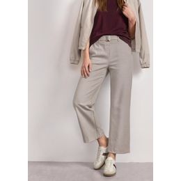 Street One Damen Stoffhoseclay sand (l&auml;nge 26), Gr. 36, unifarben, Web, Obermaterial: 83% Polyester, 14% Viskose, 3% Elasthan, Hosen, Sommerhose im