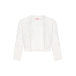 Vera Mont Damen Strickjacke "Damen mit Struktur", wei&szlig;, Gr. S, Strick, Obermaterial: 70% Polyamid, 19% Viskose, 11% Polyester, Strickjacken, Struktur