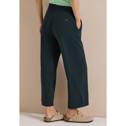 Cecil Damen Stoffhose, schwarz, Gr. M, unifarben, Stoff, 73% Viskose, 25% Polyester, 2% Elasthan, Hosen, High Waist