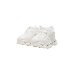 Buffalo Damen Sneaker "Buffalo MALAGA LACE", Gr. 40wei&szlig;, Polyester, Schuhe
