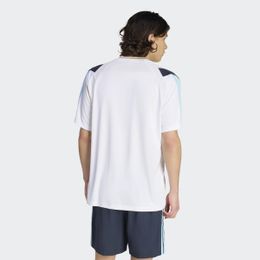 Herren T-Shirt "M TIRO NP TEE"wei&szlig;, night navy, icey blau, hazy beige, Gr. S, adidas Sportswear, Obermaterial: 100% Polyester, Shirts, mit