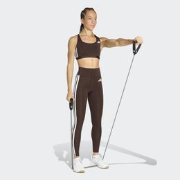 adidas Performance Sporthose 'Optime Essentials' Damen Gr&ouml;&szlig;e M braun