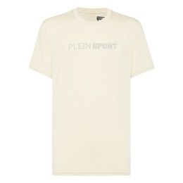 Plein Sport Herren T-Shirt "Rundhals-T-Shirt", grau, Gr. L, Obermaterial: 89% Polyester, 11% Elasthan, Shirts