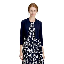 Vera Mont Damen Sweatjacke "Damen figurbetont", blau, Gr. 36, Jersey, Obermaterial: 95% Polyester, 5% Elasthan, Sweatjacken, Nahtf&uuml;hrung