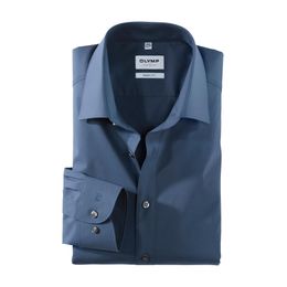 OLYMP Herren Businesshemd "Level Five body fit", blau, Gr. 41, Web, Obermaterial: 97% Baumwolle, 3% Elastolefin, Hemden, formbest&auml;ndig durch Elasthan