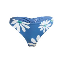 Roxy Damen Badehose "Printed Essentials Cheeky", blau, Gr. M, Obermaterial: 85% Polyester, 15% Elasthan., Badehosen