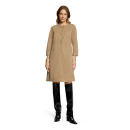 Cartoon Damen Druckkleid "Damen mit Taschen", beige, Gr. 38, Obermaterial: 94% Polyester, 6% Elasthan, Kleider