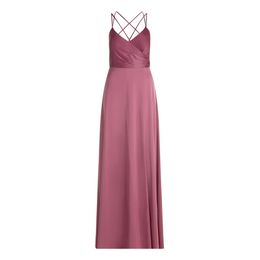 Vera Mont Damen Abendkleid "Damen mit V-Ausschnitt", rosa, Gr. 36, Satin, Obermaterial: 97% Polyester, 3% Elasthan. Futter: 100% Polyester, Kleider