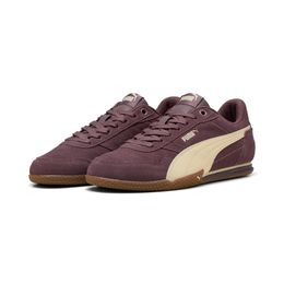 Puma Damen Sneaker "BELLA DONNA SD", Gr. 38, braun, Leder, unifarben, Schuhe, f&uuml;r Alltag, mit Textil-Innenmaterial, sportlicher Stil